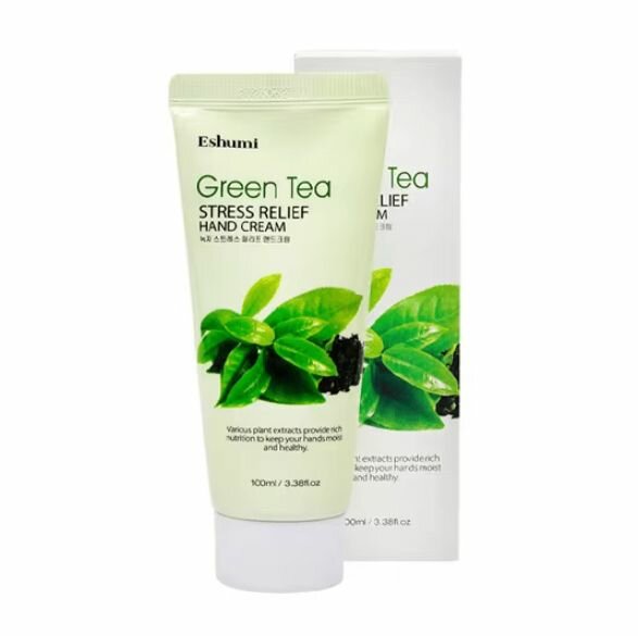Eshumi Крем антистресс для рук с экстрактом зеленого чая Green Tea Stress Relief Hand Cream 100 мл