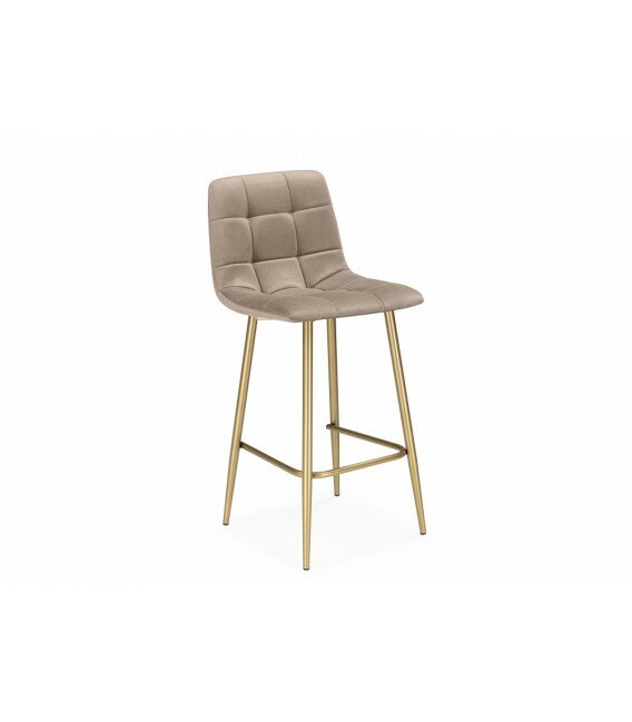 Стул полубарный Dint бежевый / золотой 9632273