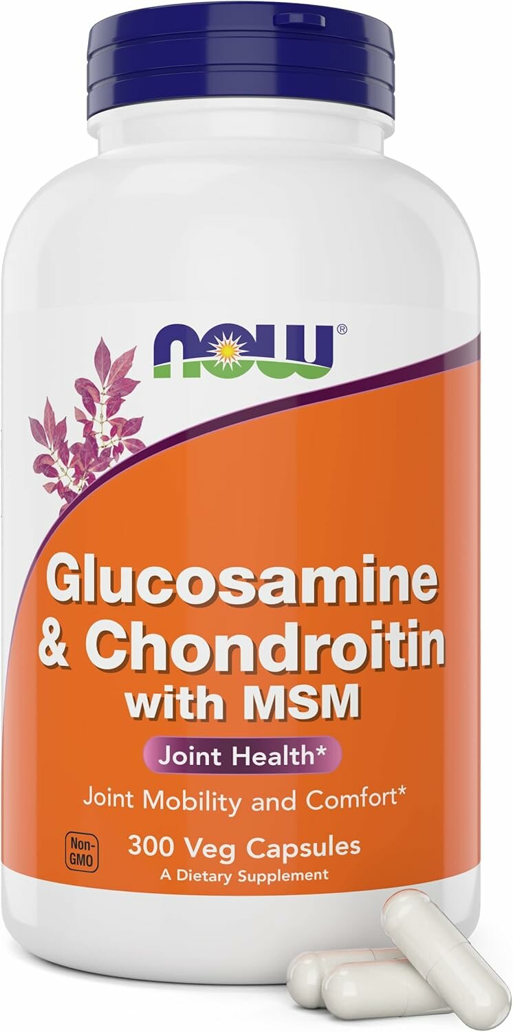 NOW Glucosamine Chondroitin MSM 300 veg capsules (для суставов)