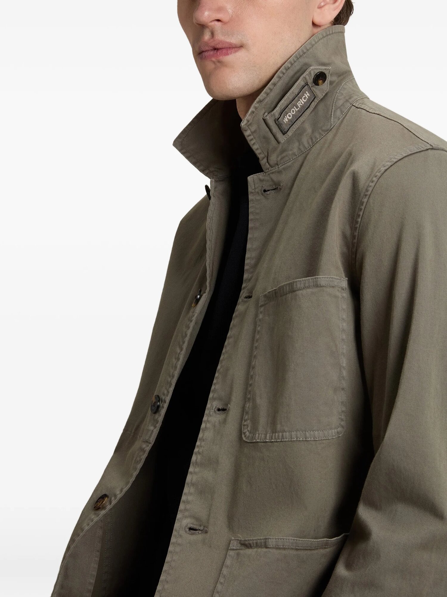 Рубашка Woolrich, размер XL, зеленый, — фото 1