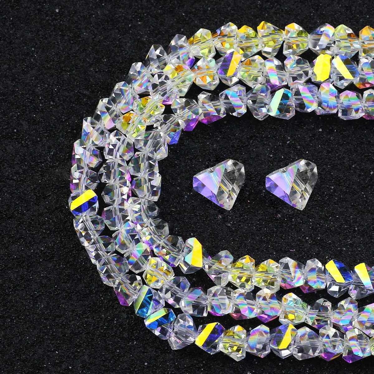 Бусины из хрусталя Swarovski, 4 мм, Light White AB, 120 шт
