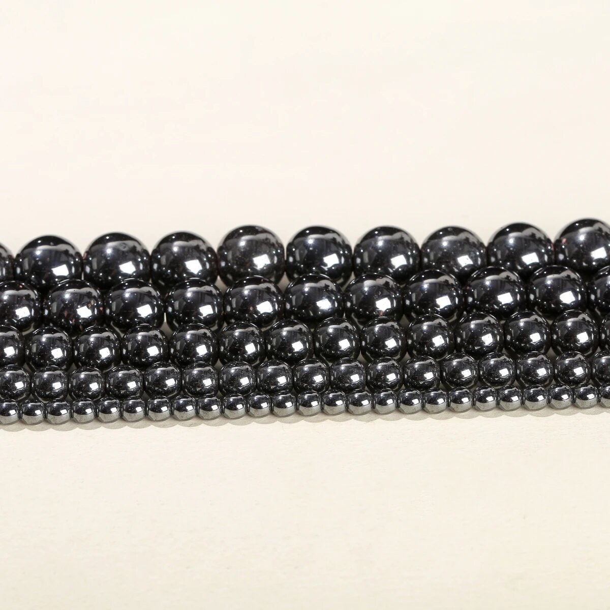 Черные гематитовые бусины 2-12 мм buy bao ji 10mm, Hematite
