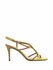 Босоножки FENDI FFold two-tone ffold leather sandals, размер 38,5, Желтый