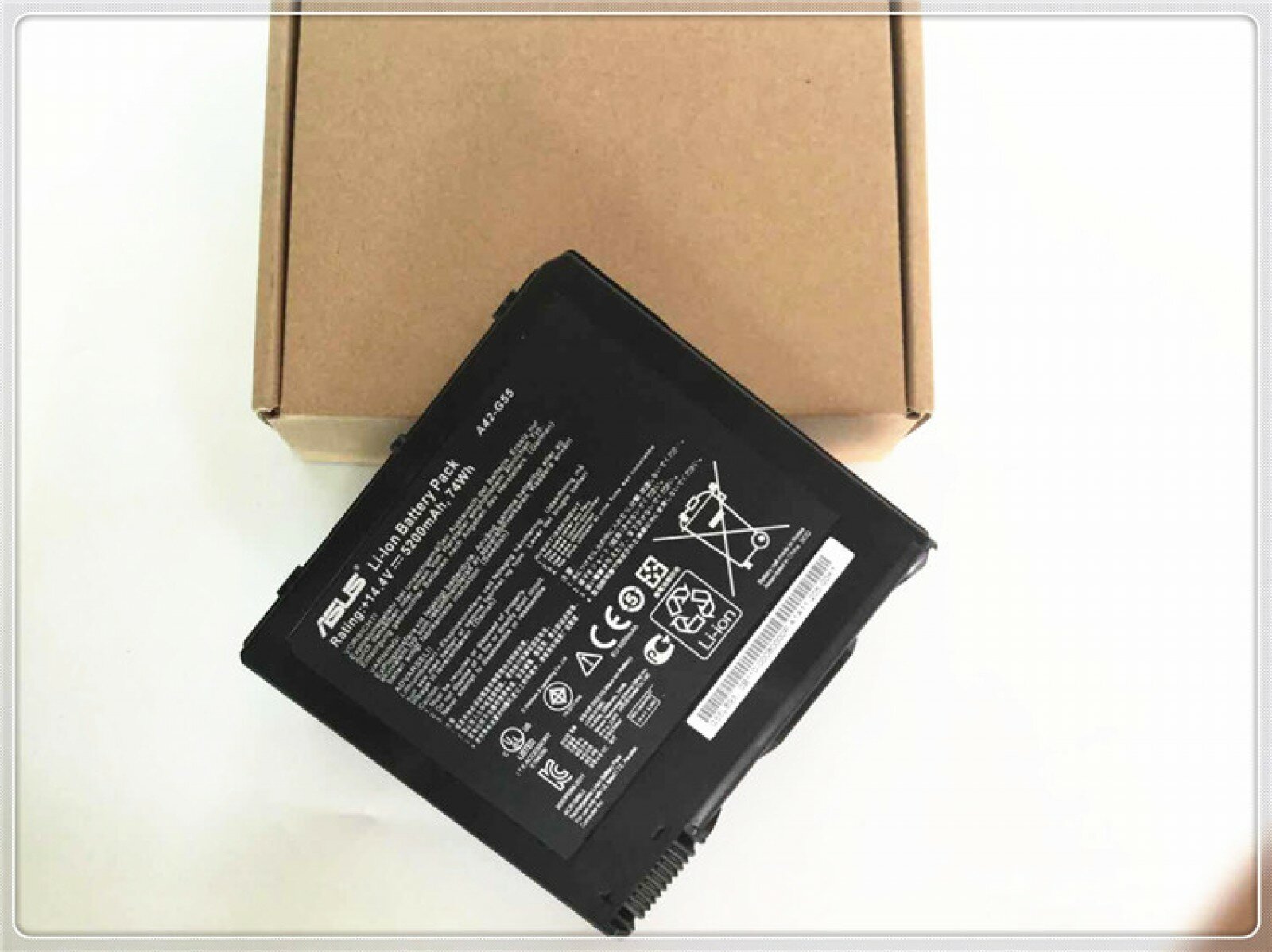 Аккумуляторная батарея MyPads A42-G55 для ноутбуков Asus G55, G55V, G55VM, G55VW 5200mAh