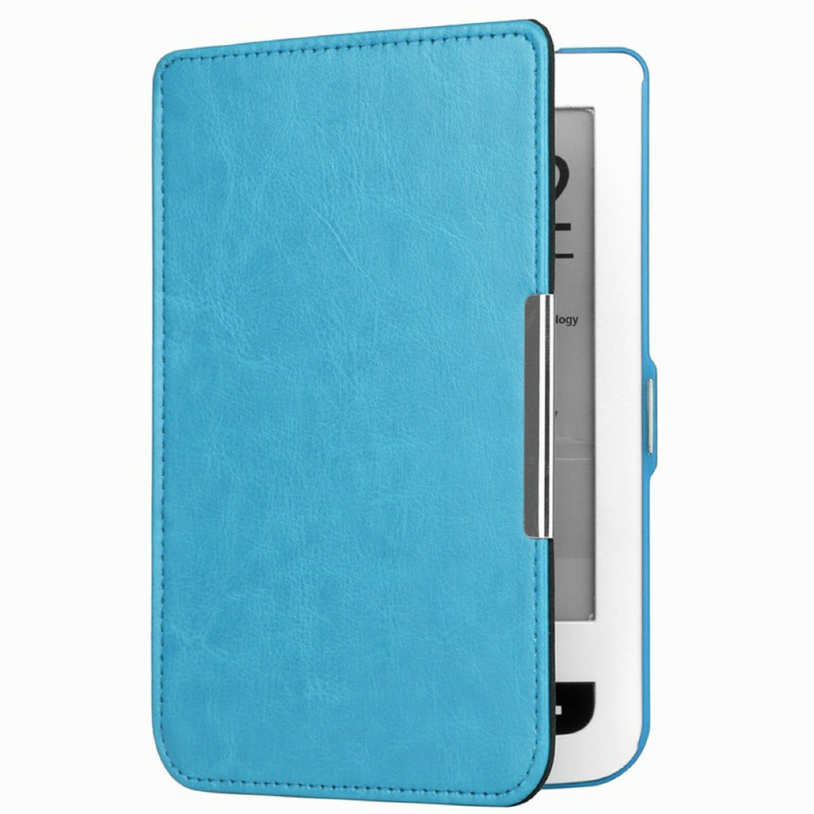 Чехол-обложка MyPads для PocketBook 627, 616, 632 из эко-кожи с магнитной застежкой голубой
