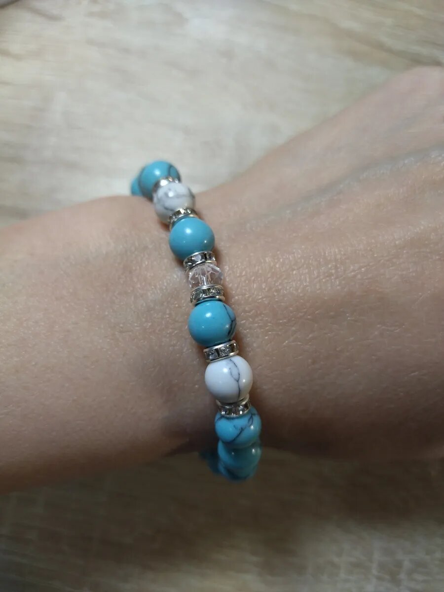 Браслет, бирюза