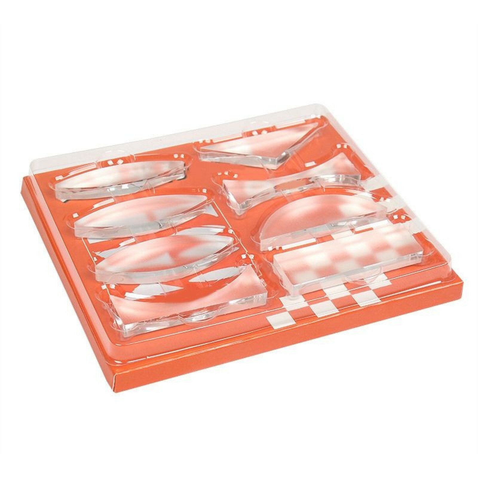 Набор для экспериментов MyPads с вогнуто-выпуклыми линзами для изучения преломления света