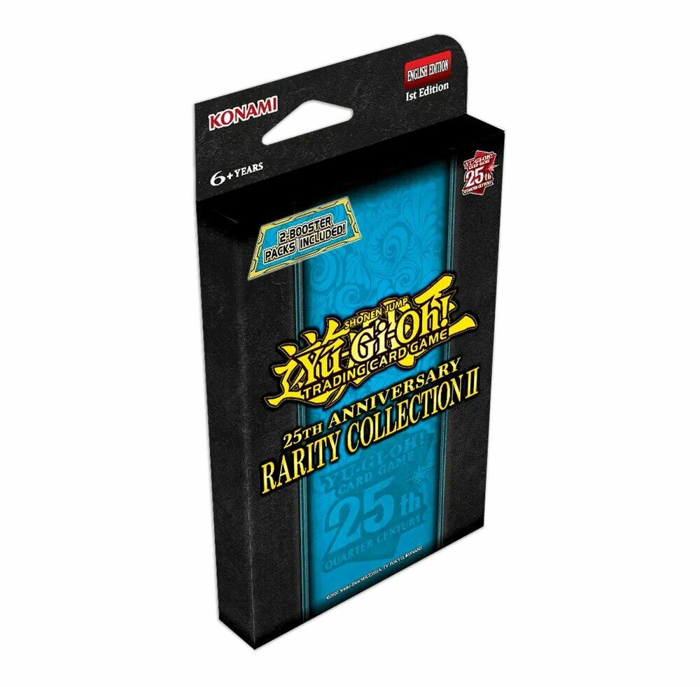 Настольная игра Yu-Gi-Oh - бустер выпуска 25th Anniversary Rarity Collection II 2-Pack Tuckbox на английском языке