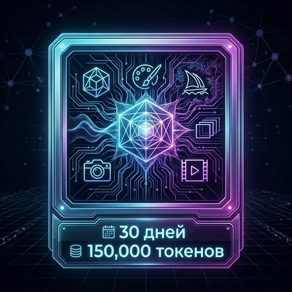 Nano Banana \ DALL·E:\ Stable Diffusion\ Тариф "Старт" 30 дней