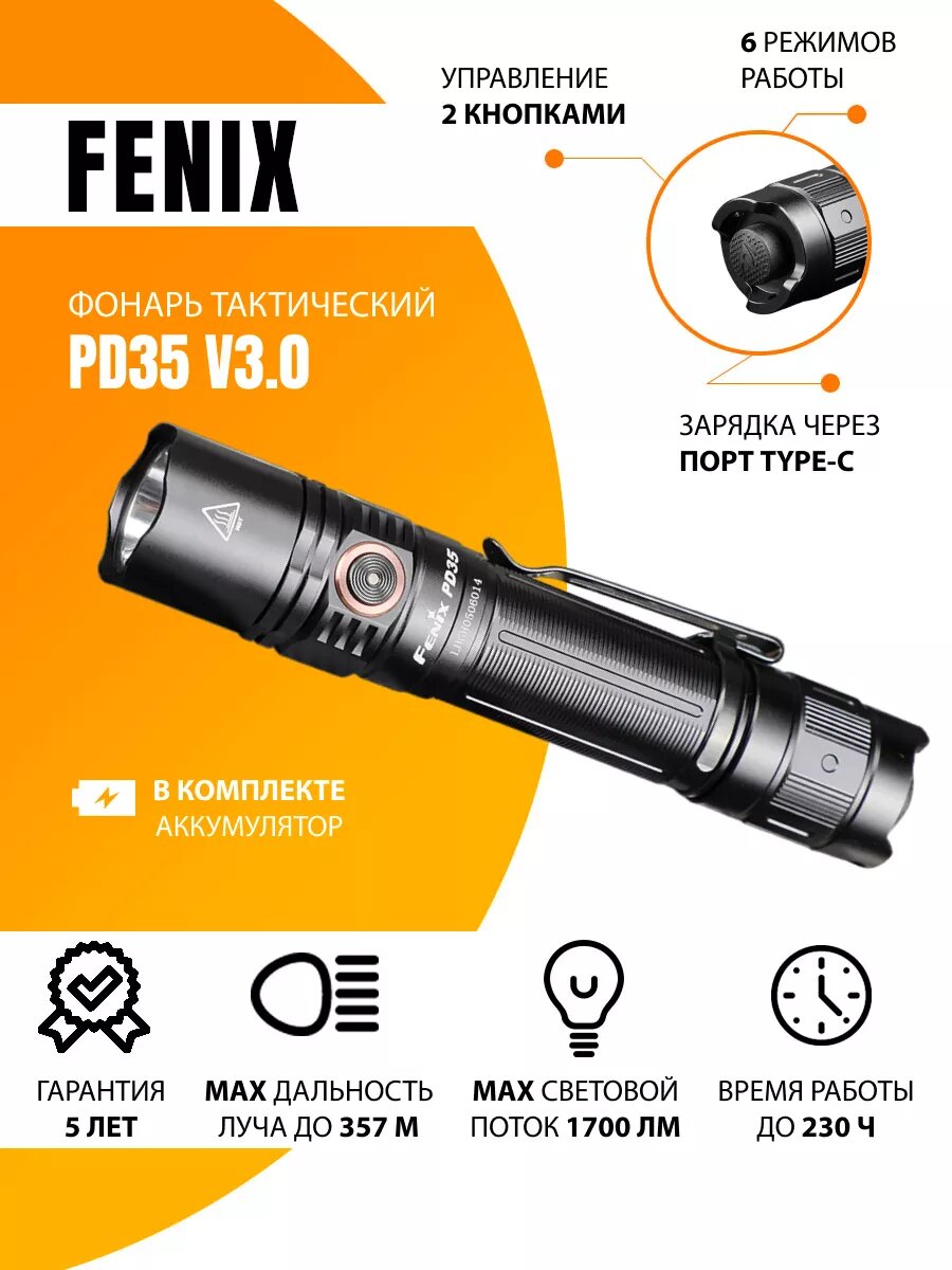 Фонарь кемпинговый аккумуляторный светодиодный ручной Феникс