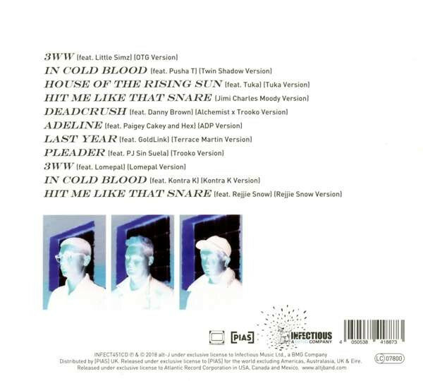 Аудио CD Alt-J "Reduxer" CD NEW — фото 1