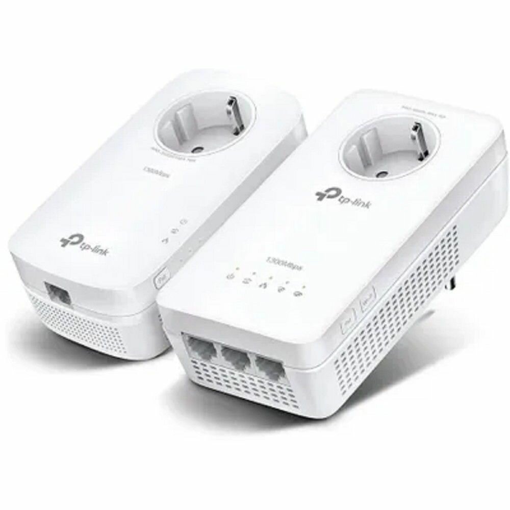 TP-Link TL-WPA8631P KIT AV1300 Комплект двухдиапазонных гигабитных Powerline-адаптеров с Wi-Fi и встроенной розеткой