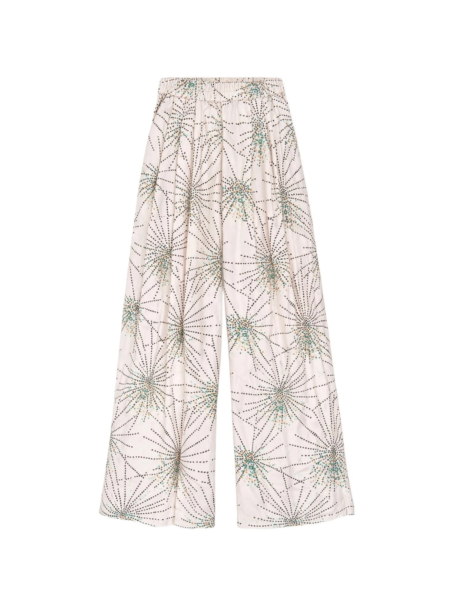 Брюки Patterned-detail palazzo trousers