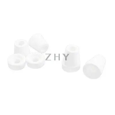 4 шт, белый диаметр отверстия 7 мм, проволока, конический керамический электрический изолятор AC250V 425C