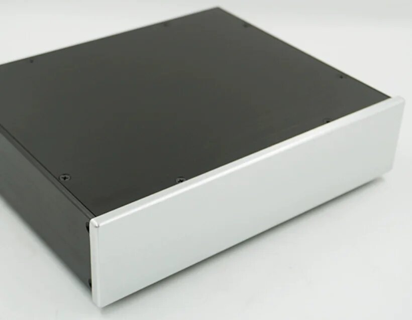 LPFEIION Алюминиевый корпус для усилителя 320мм серебристый 1 Blank Version