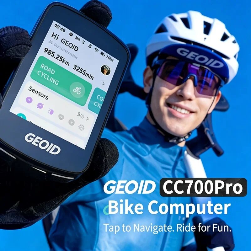 GEOID CC700 Pro Велокомпьютер с защитной пленкой — фото 1