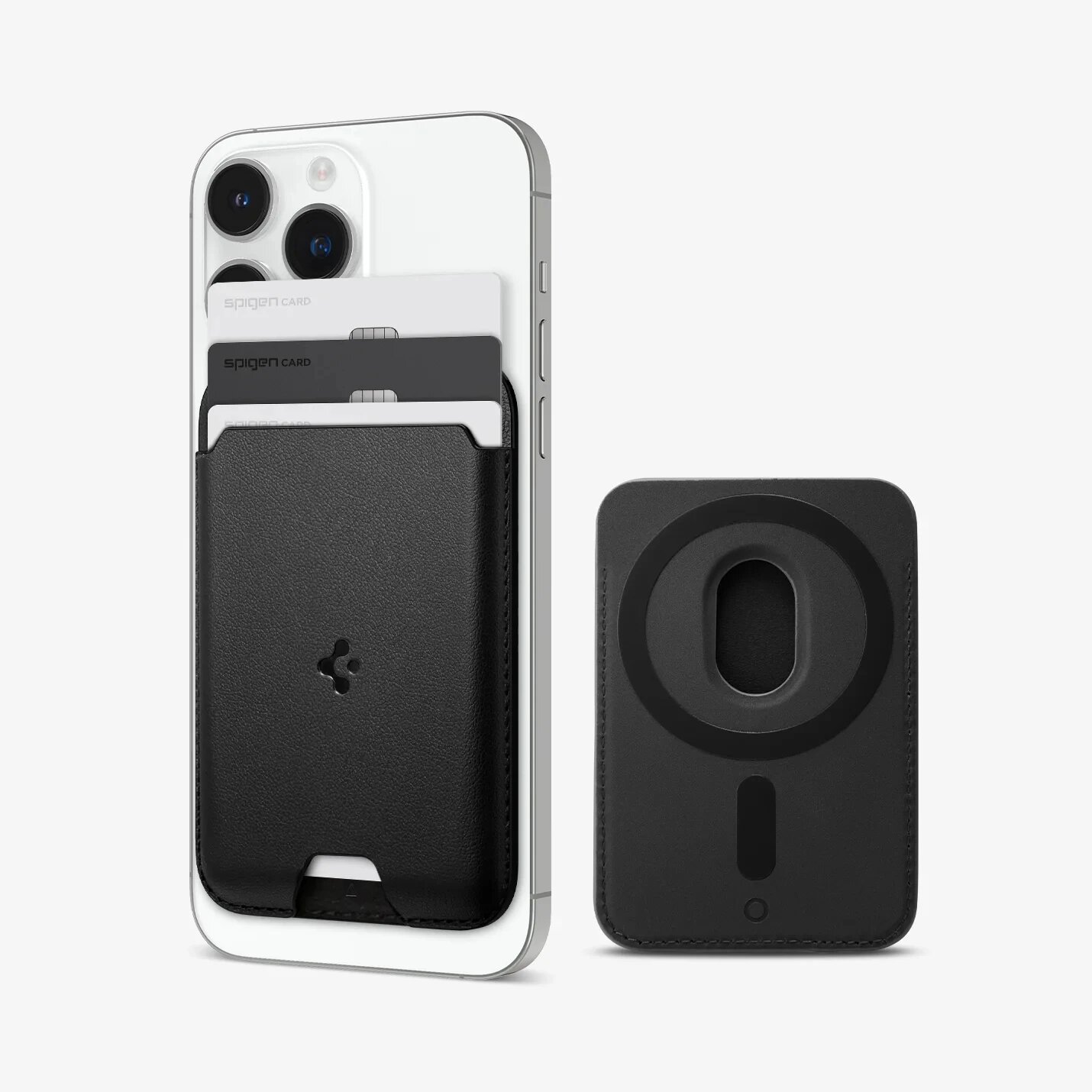 Spigen MagEZ View кошелек для iPhone 14/13/12 Black