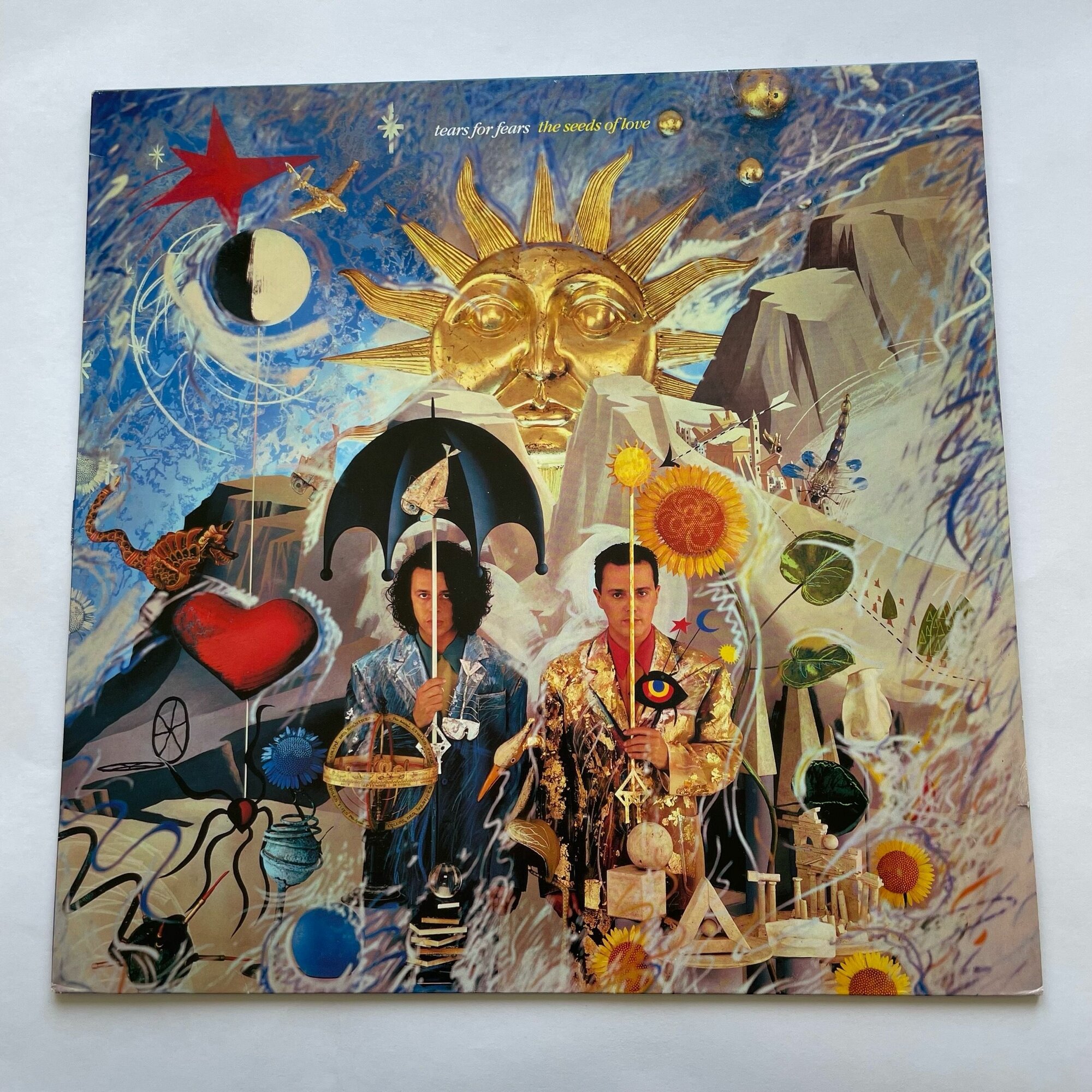 Винтажная виниловая пластинка LP Tears For Fears The Seeds Of Love (Нидерланды 1989)