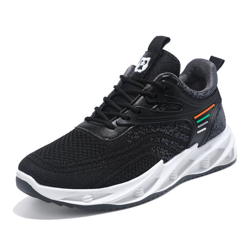 Мужские кроссовки Blade 2025 года, новый стиль, дышащие кроссовки Flyknit в корейском стиле, низкие, на шнуровке, повседневные спортивные кроссовки для мужчин