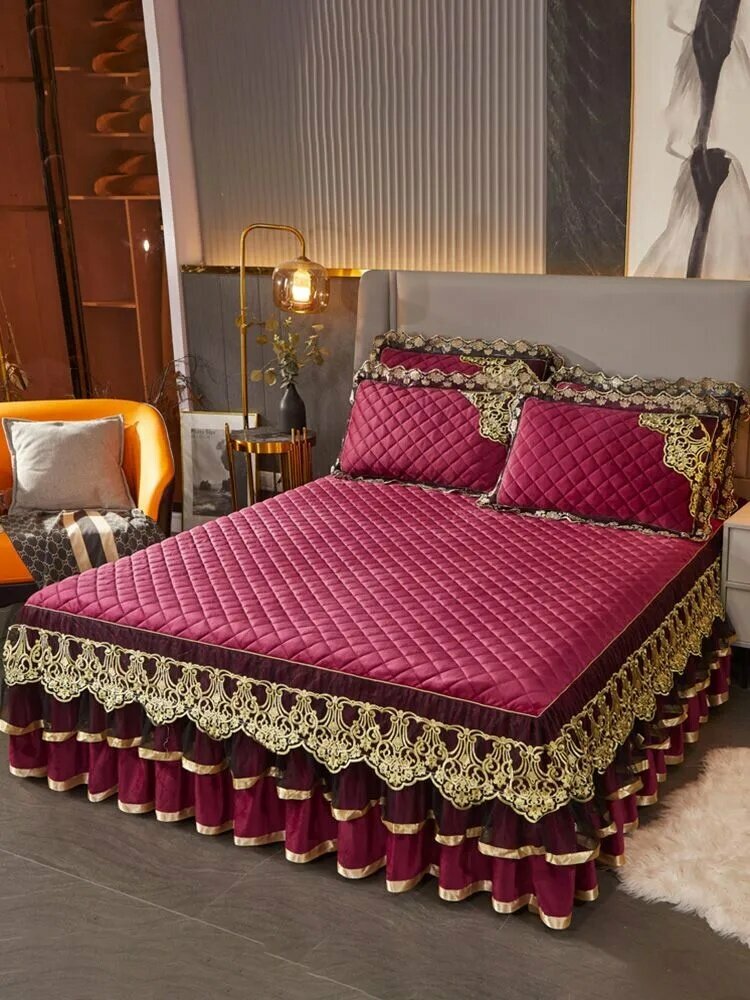 AiWinsure Покрывало European velvet bedspreads, Бархат с размерами: 200 см х 150 см