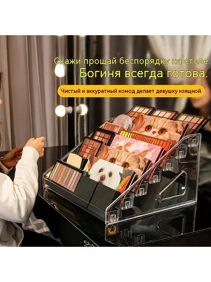 Стеллаж Nova Home Textile, для лака для ногтей, пластик, прозрачный — фото 1