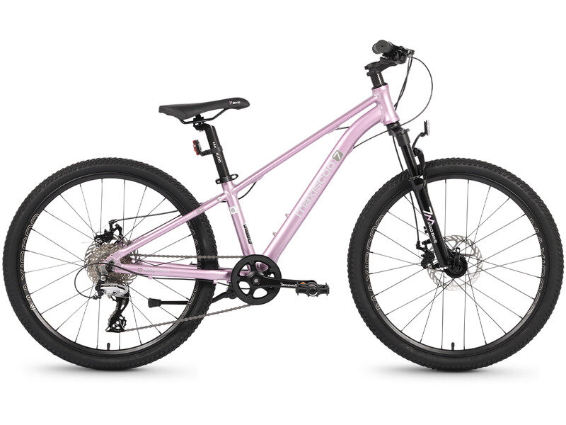 Подростковый велосипед Maxiscoo 7Bike 24, год 2026, цвет Розовый