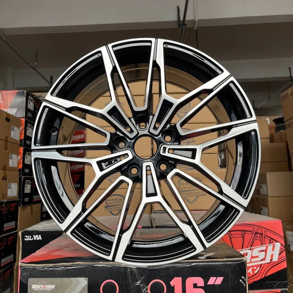 FADI 17/18/18/19-дюймовые колеса, совместимые с дисками BMW для 525/535/520/530/528/730/740/320 Fashion 118i 120i 5 Series ступиц Колесный диск Штампованный 19x8.5" PCD5х120 ET30 D72.6