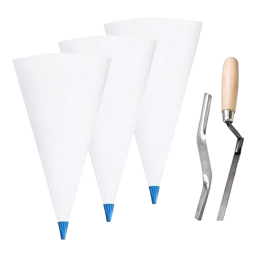 Портативные Герметики для Затирки Кондитерских Мешков В Комплекте С Фуганком для кирпича и Указателями для Вытачек для Укладки плитки Инструмент для кладки ПВХ