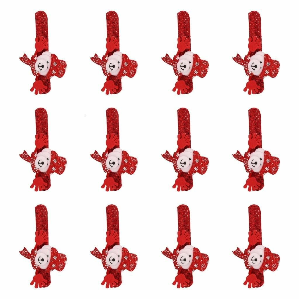 12 шт. Рождественские браслеты, - A