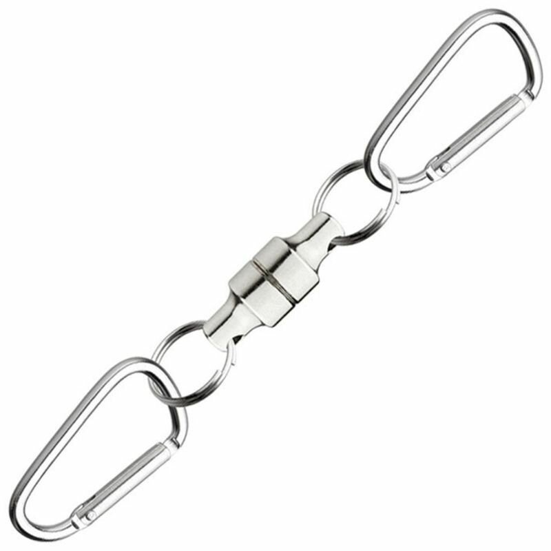 Эксклюзивный магнитный карабин с серебристой пряжкойприсоской в комплекте