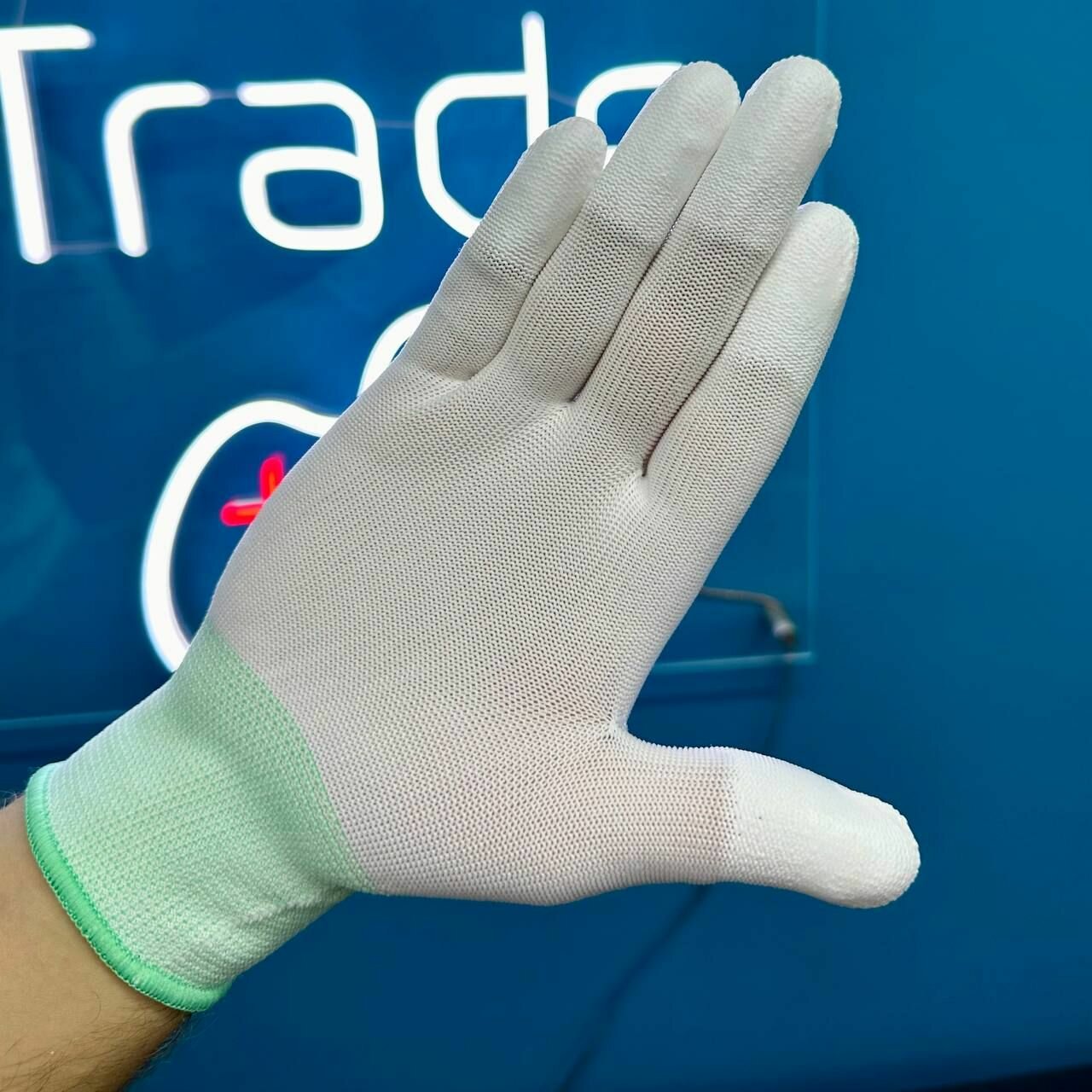 Перчатки Антистатические для работы с электроникой (для ремонта телефонов, планшетов, ноутбуков) Размер М 5 пар