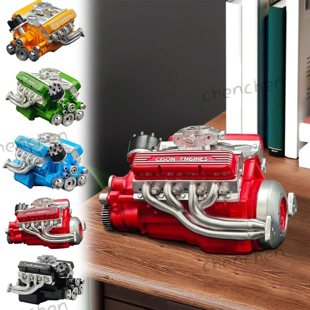 Сборная модель автомобиля SON ENGINES металлический двигатель для коллекционеров, масштаб 1:1 — фото 1