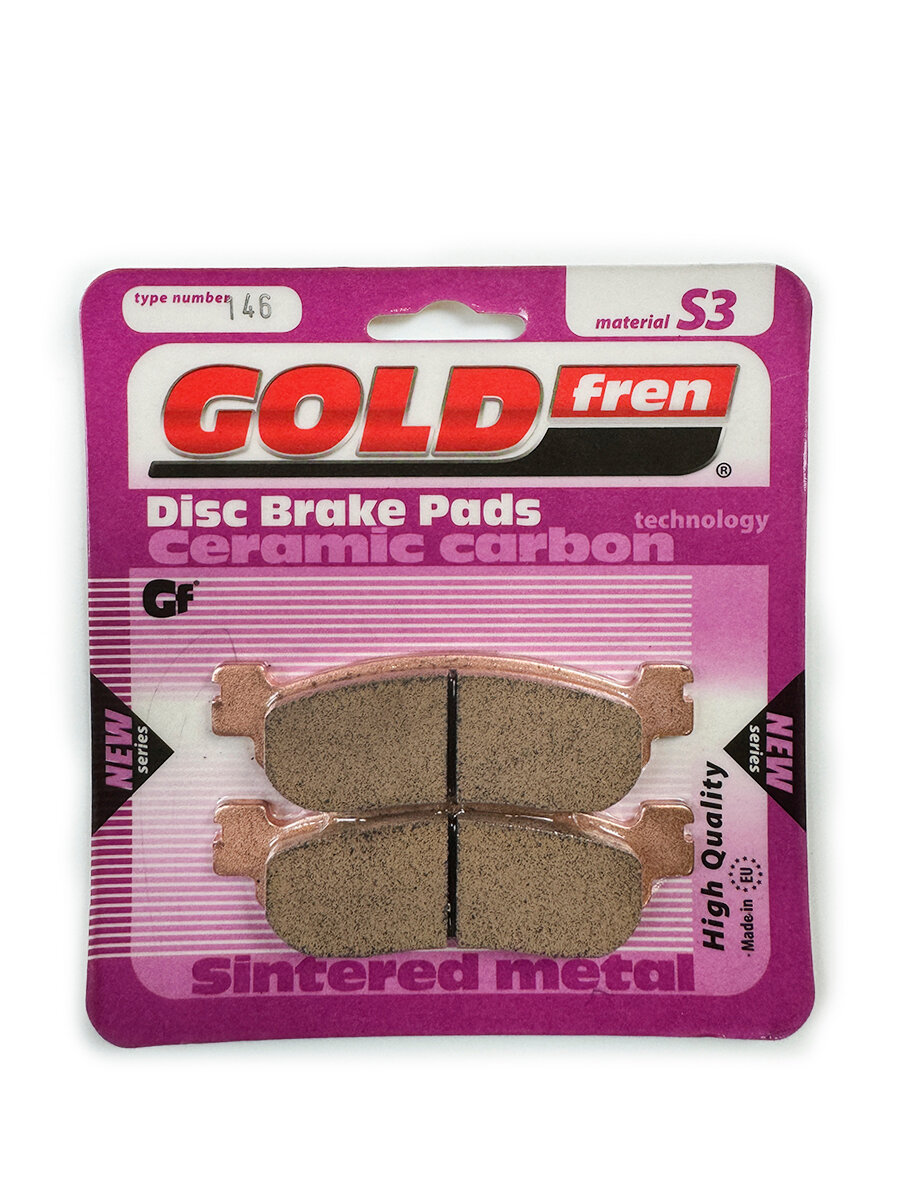 Колодки тормозные GOLDfren 146 S3 кросс TRW MCB699, SBS 728, EBC FA 275, Ferodo FDB 2083