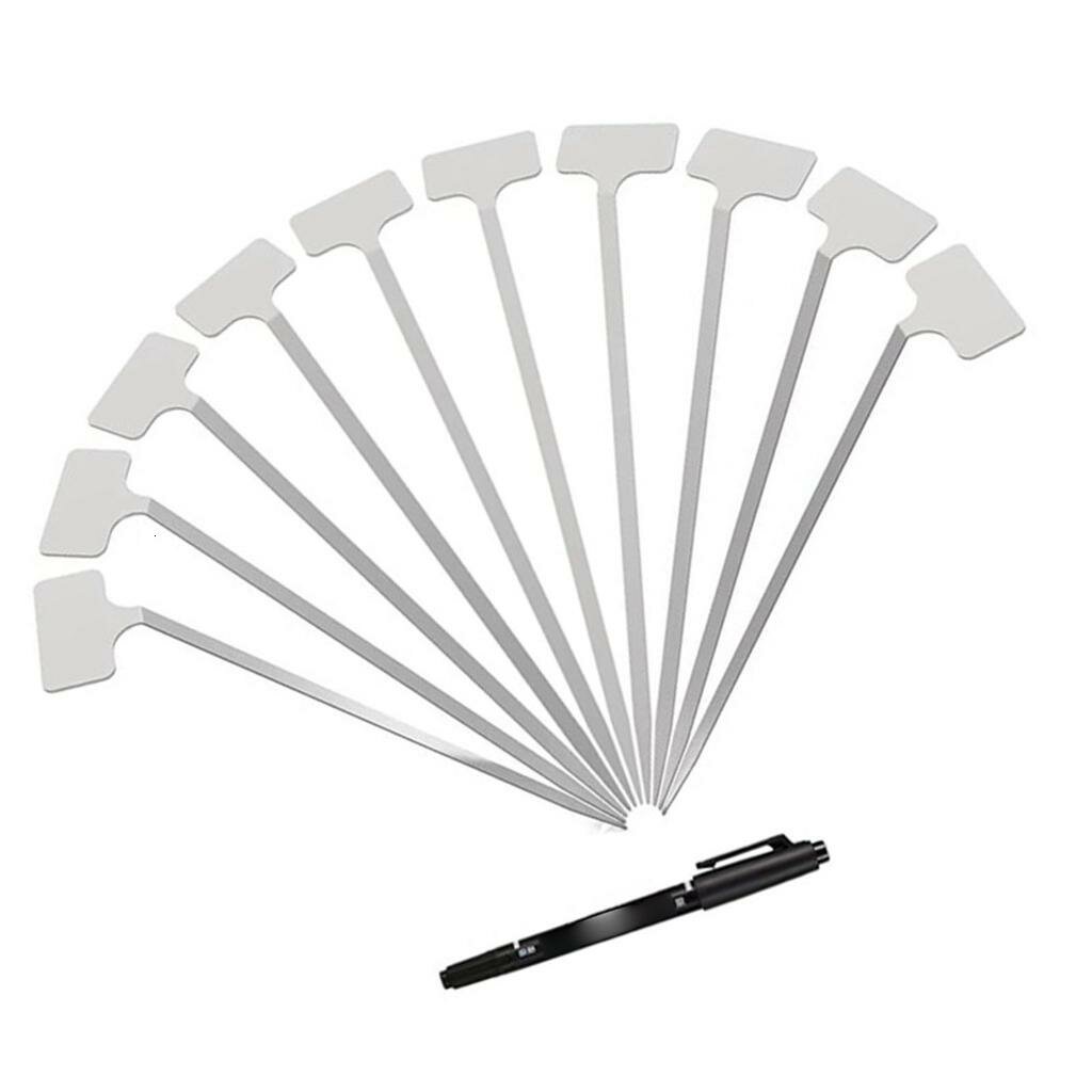 Упаковка из 10 шт, состоящая из 340 заводских этикеток из нержавеющей стали, для отправки маркером (жидким)