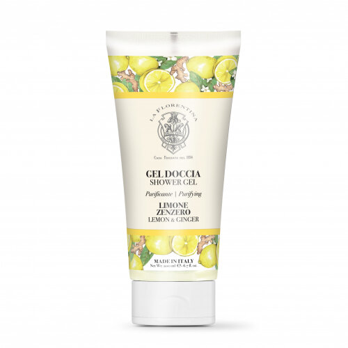 Гель для душа LA Florentina Лимон и Имбирь Очищающий 200 мл