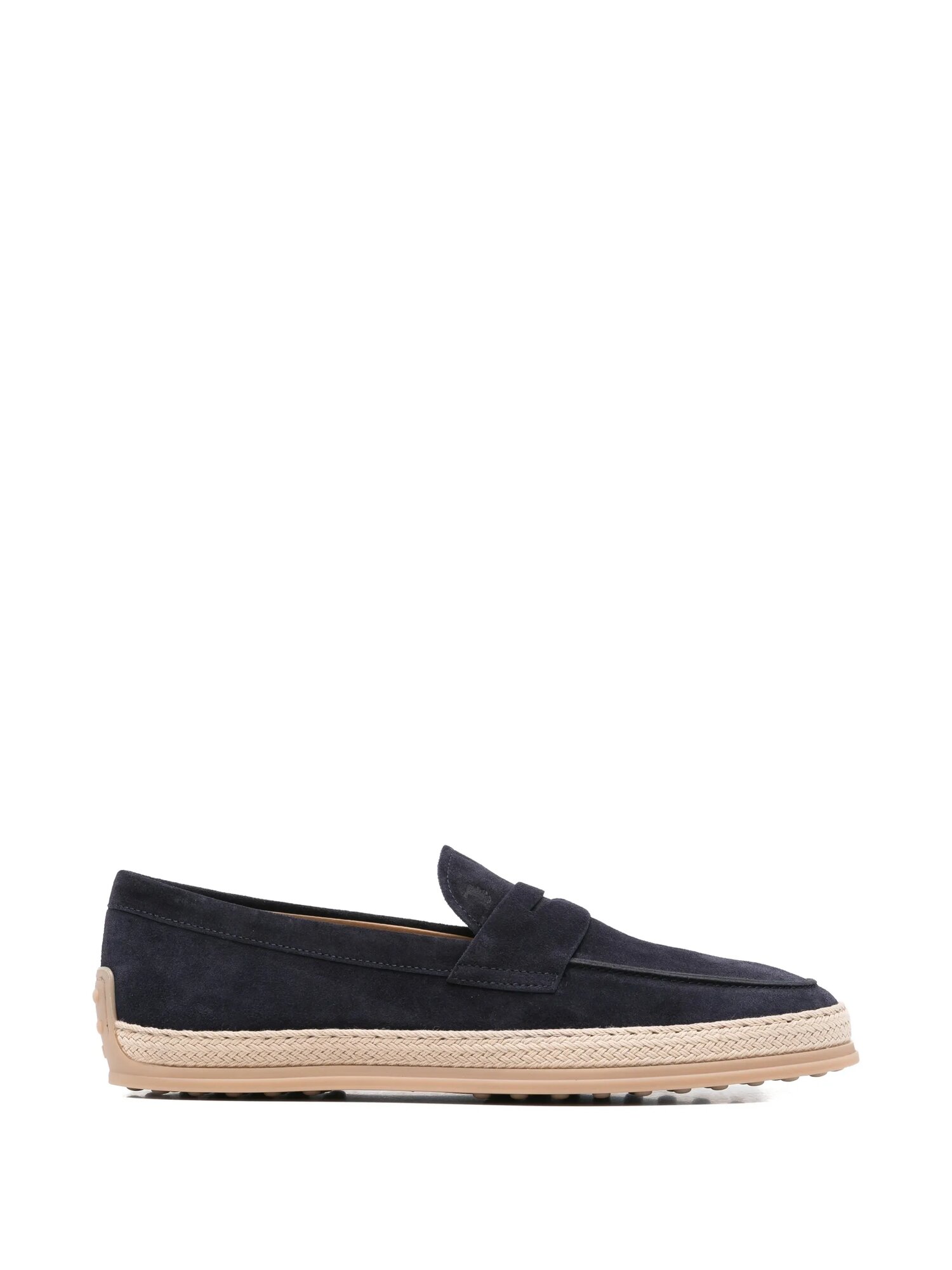 Лоферы Panelled suede loafers