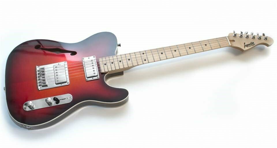 Inspector TT-Semi-redburst Электрогитара, красный санберст