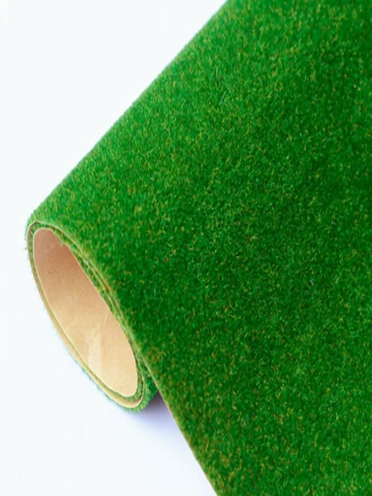 Травяной коврик 20 30 см для диорам и макетов, искусственный мох и газон для железнодорожных и кукольных сцен