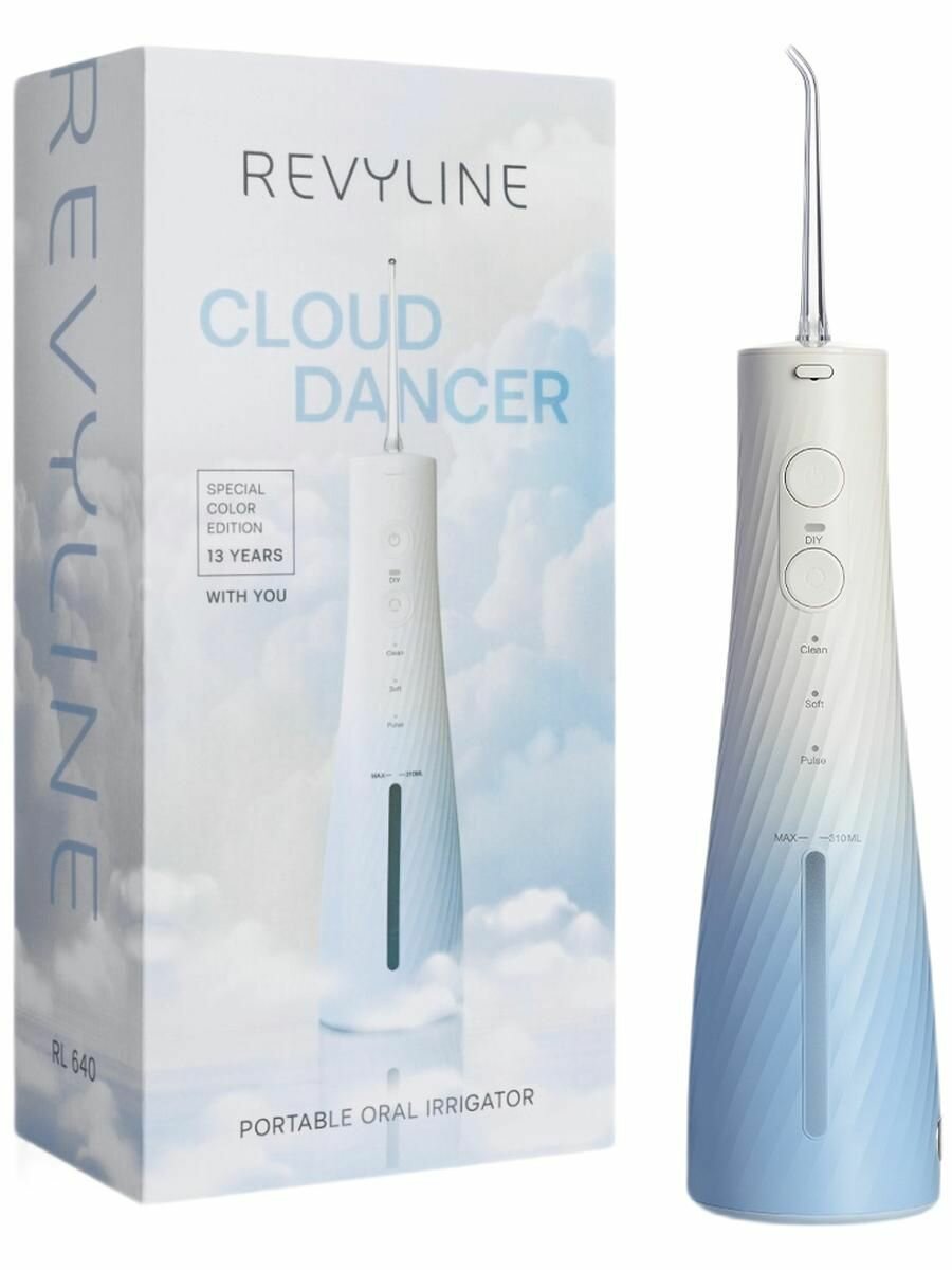Ирригатор портативный Revyline RL 640, Cloud Dancer, 4 режима