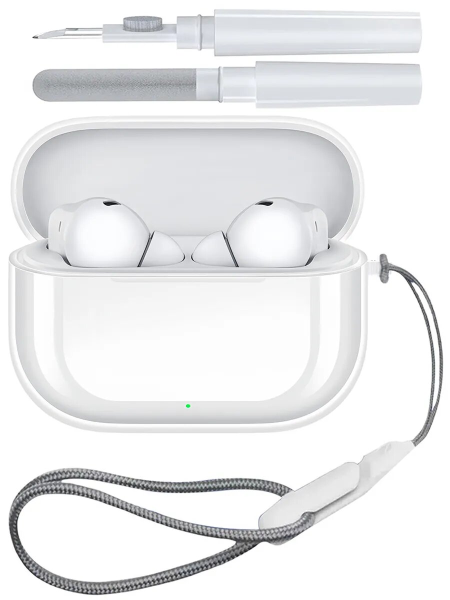 Чехол для Huawei FreeBuds SE 4 ANC с набором чистки шнурком