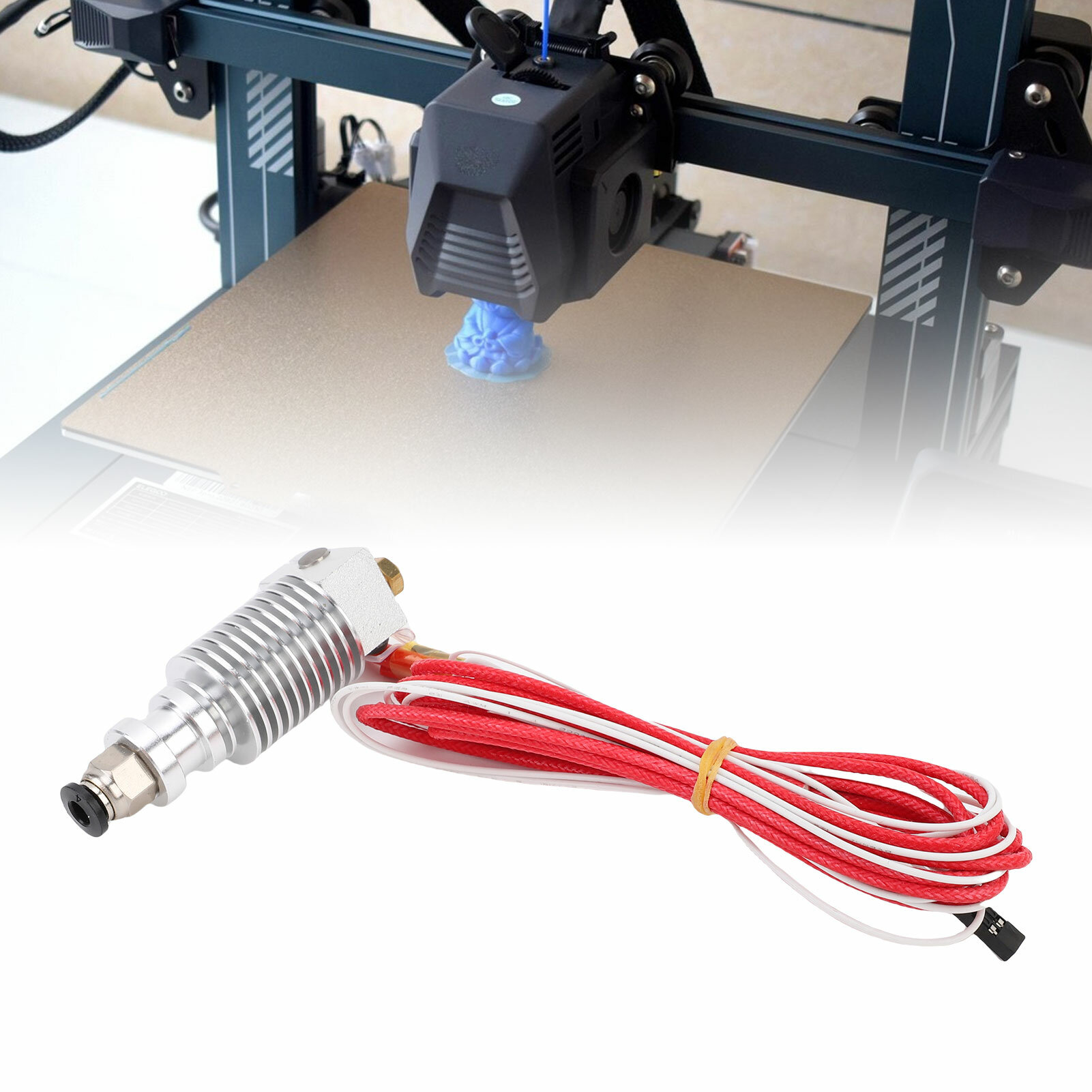 Комплект Hotend для 3D-принтера, сменный комплект для V6, сопло 1,75 мм, 0,4 мм, комплект Hotend для экструдера дальнего действия
