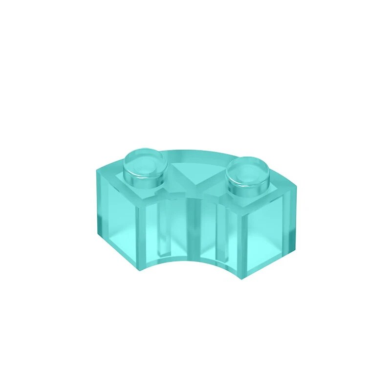 Бирюзовый LEGO кирпич 2x2 с круглыми углами, Color: 152