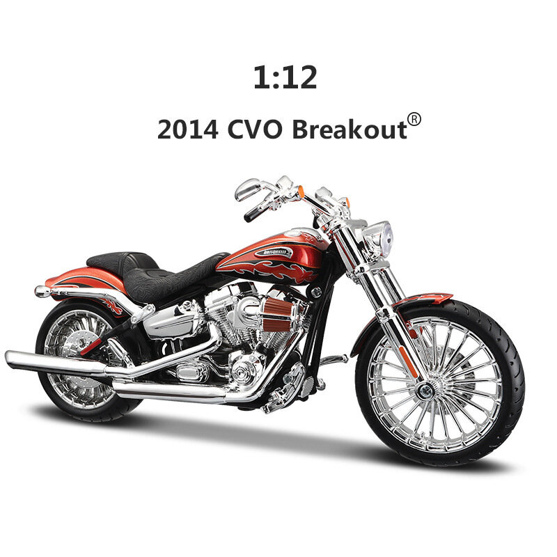 Maisto Фигурка Harley Glide Мотоцикл Harley-Davidson 1:12 Модель тяжелого мотоцикла Моделирование для мальчиков