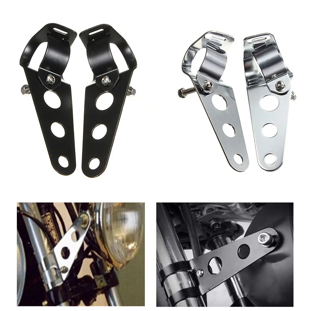 28 мм-43 мм крепление для фар мотоцикла, кронштейн для фар, универсальная подставка 35-43mm Chrome