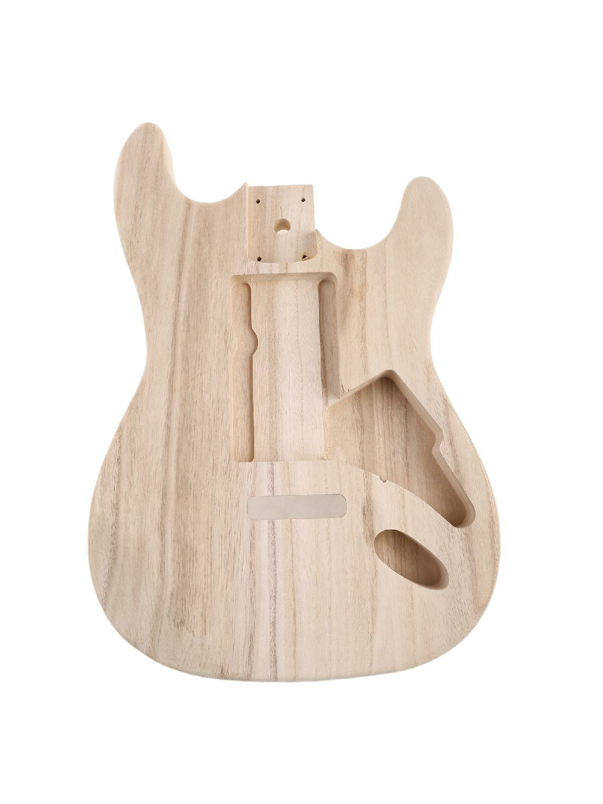 Корпус Электрогитары DIY Barrel Body Замена Корпуса Незаконченной Кленовой Гитары