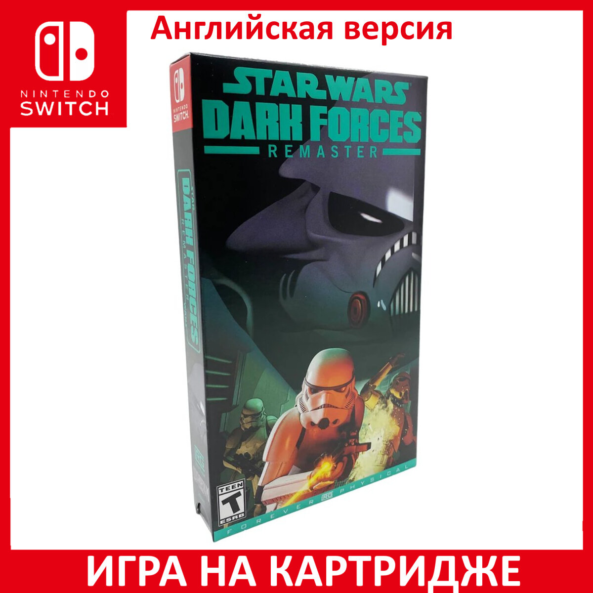Игра Star Wars: Dark Forces Remaster VHS Edition (Limited Run) Switch Английский язык Картридж на Nintendo Switch