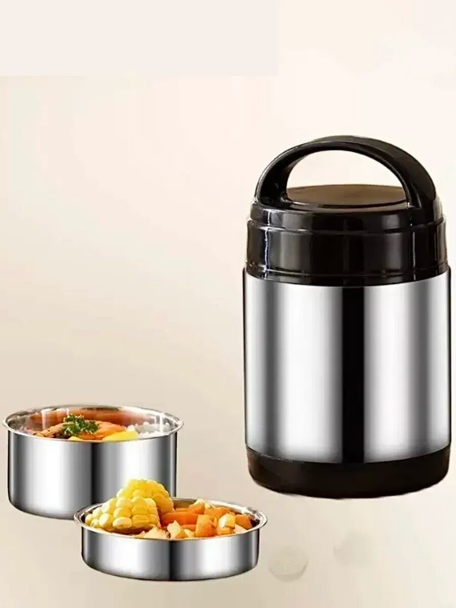 Термос контейнер для еды с широким горлом 1.4 л