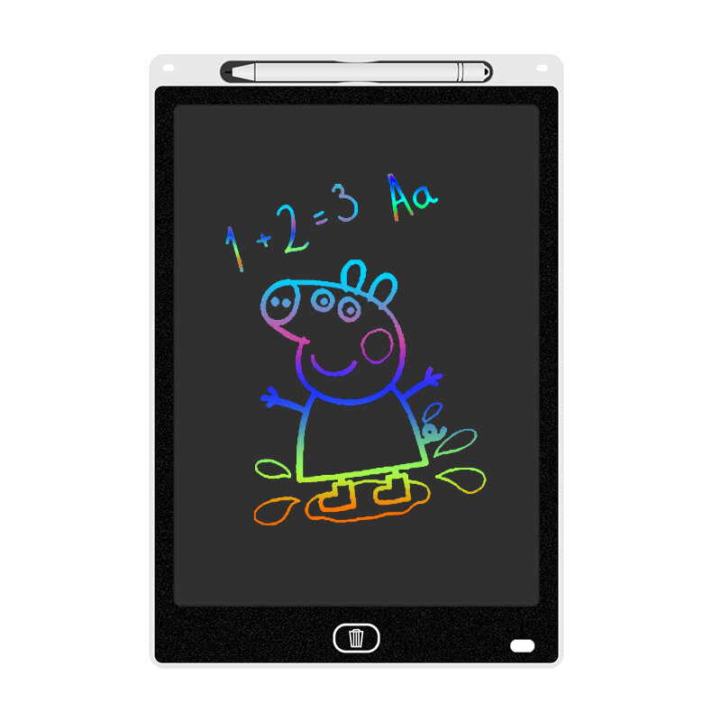 Белый LCD цифровой письменный планшет 10 дюймов с поддержкой цвета для письма