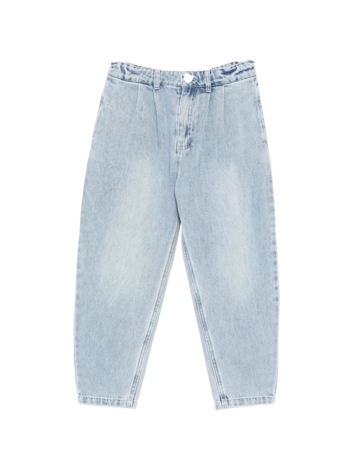 Джинсы Crystal-embellished pleated jeans