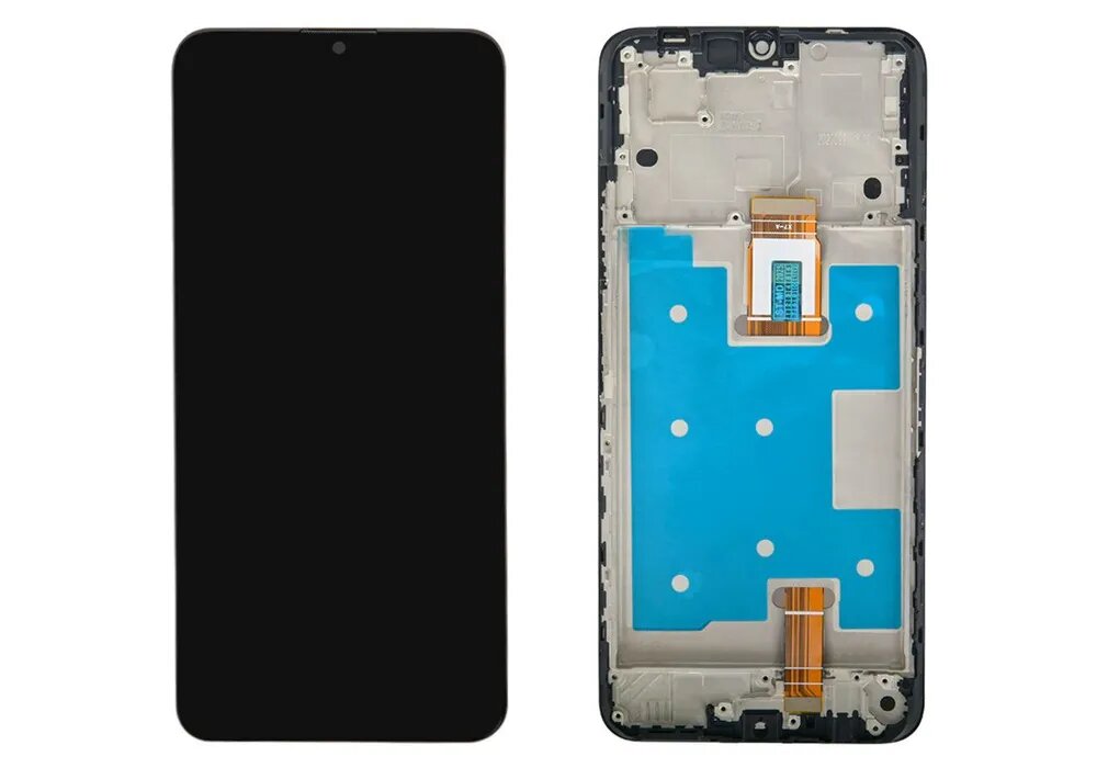 Дисплей для Huawei Honor X7a (RKY-LX1, RKY-LX2, RKY-LX3) в рамке (черный)